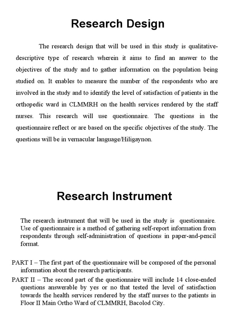 Research Design | PDF