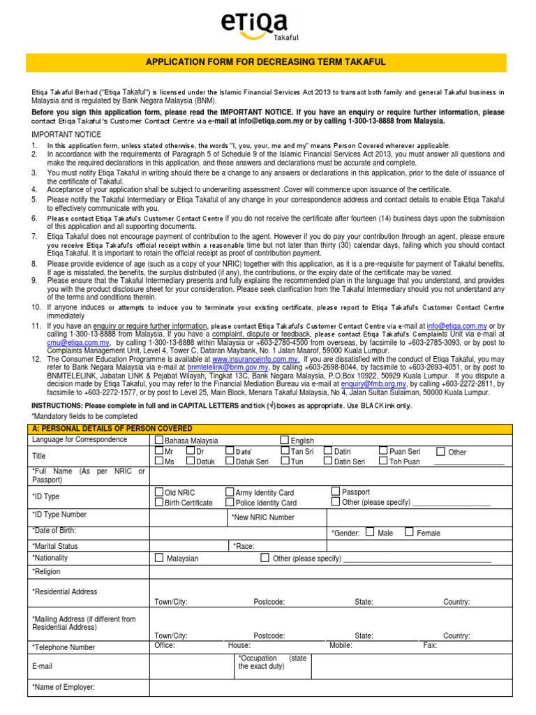 ETB STD Application Form (Sch9) - DTT - Eng | PDF | Personally ...