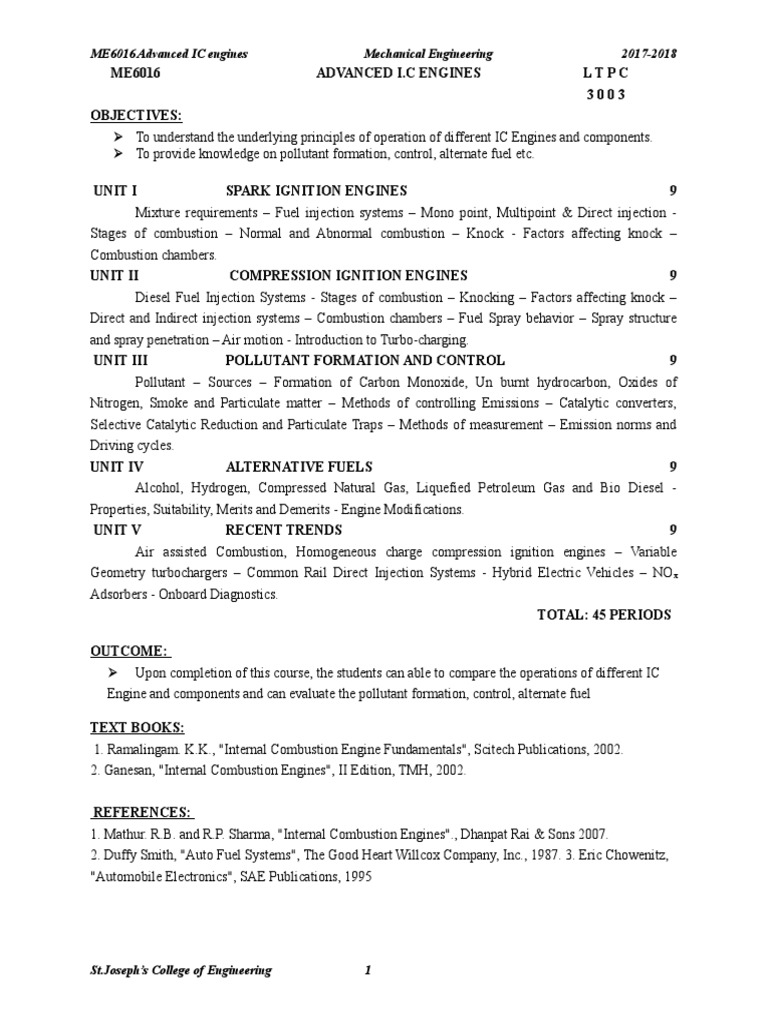 Advanced IC Engines | PDF | Internal Combustion Engine | Turbocharger