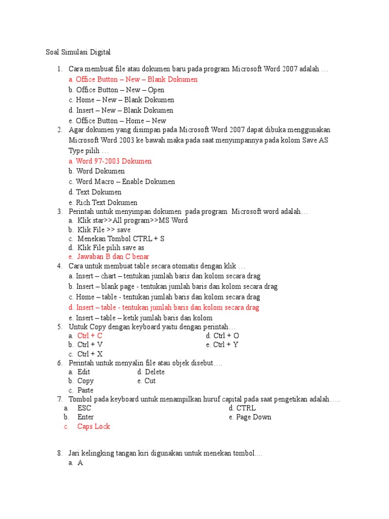Soal Simdig Uas | PDF