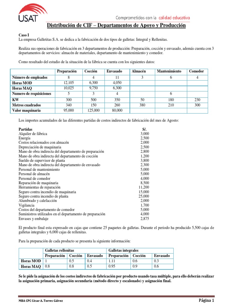 Ejercicio de CIF PDF | PDF | Negocios (general) | Business