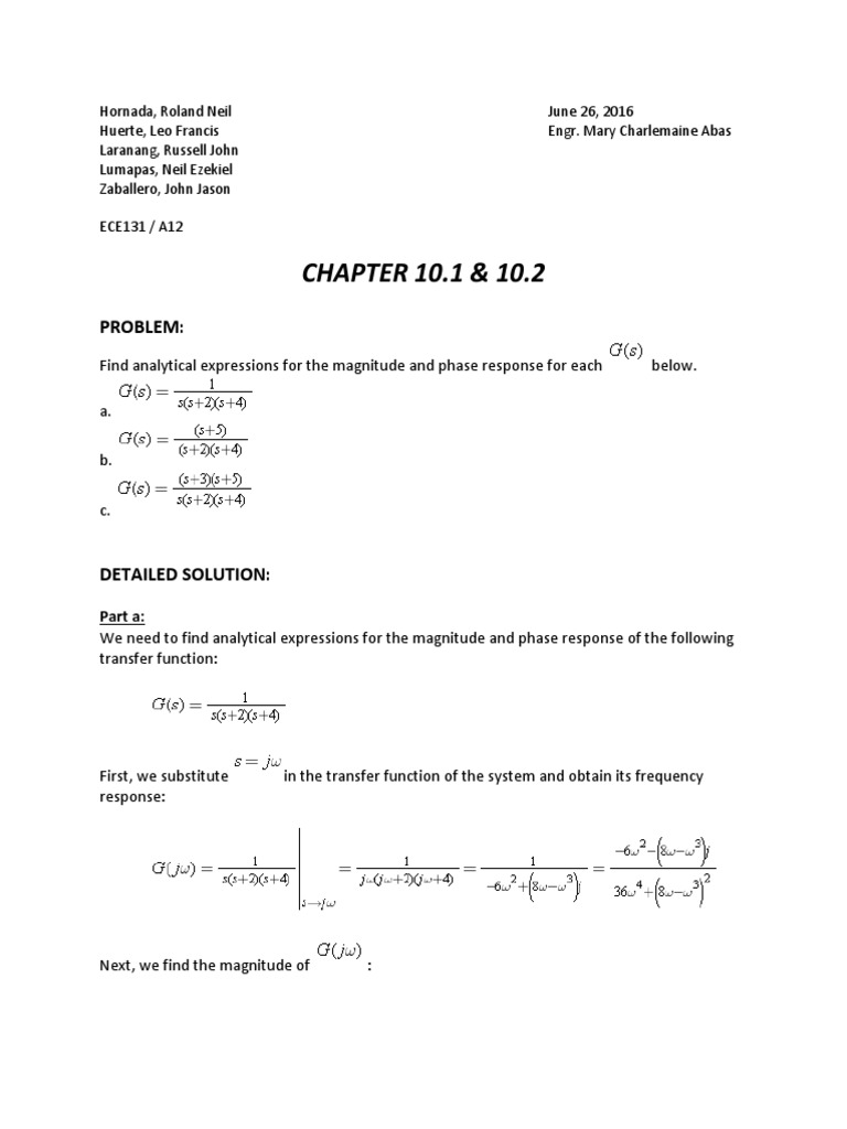 Chap10-1 10-2 Problems PDF | PDF