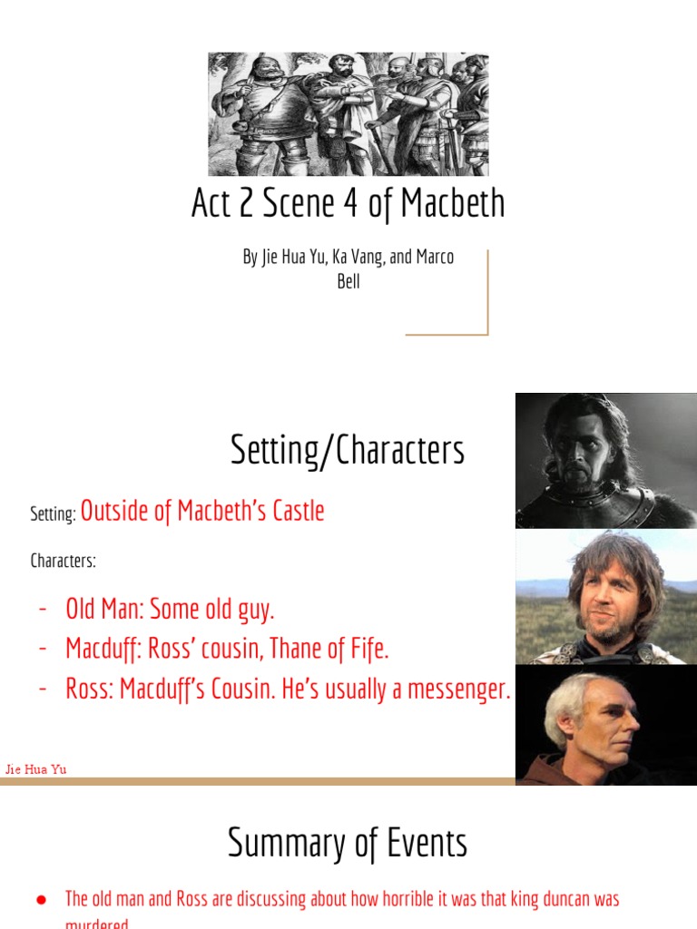 Act 2 Scene 4 | PDF | Scottish People | Macbeth
