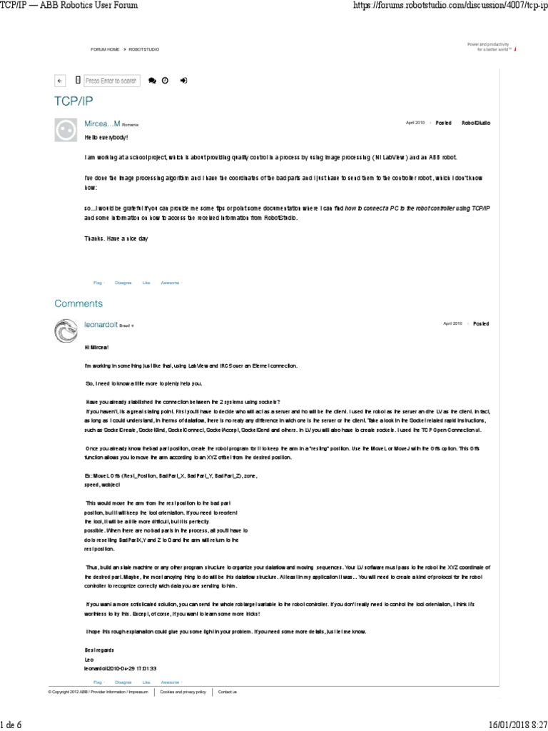 TCP Ip Example1 | PDF | Network Socket | Transmission Control Protocol