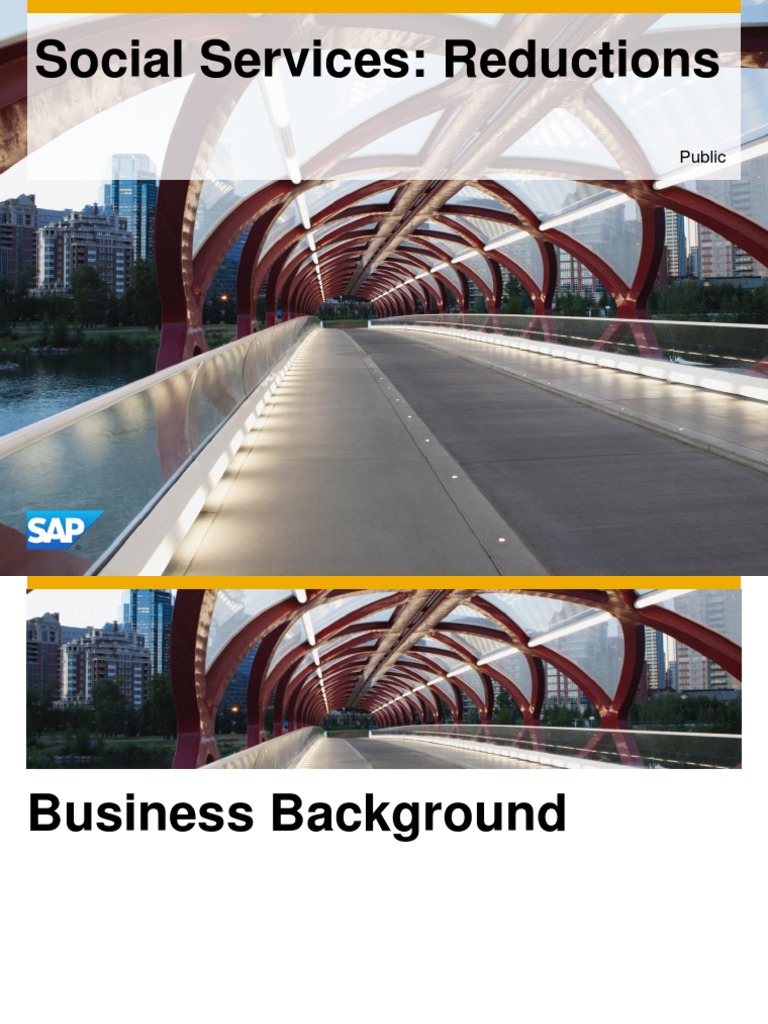 Social Service Reductions | PDF | Customer Relationship Management | Sap Se