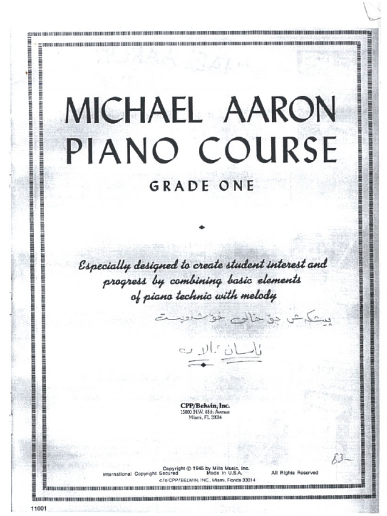 Michael Aaron 1 (A) Part | PDF