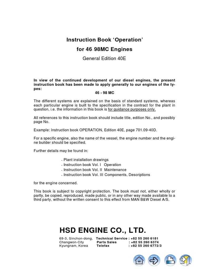 Man B&W 6S60MC 1 | PDF | Energy And Resource