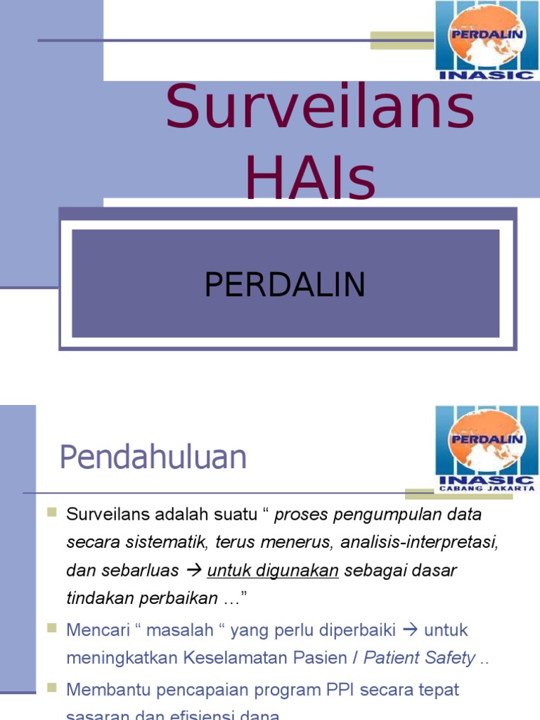 Surveilans HAIs, DAW | PDF