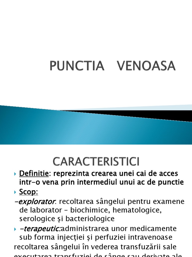 Punctia Venoasa Si Recoltari | PDF