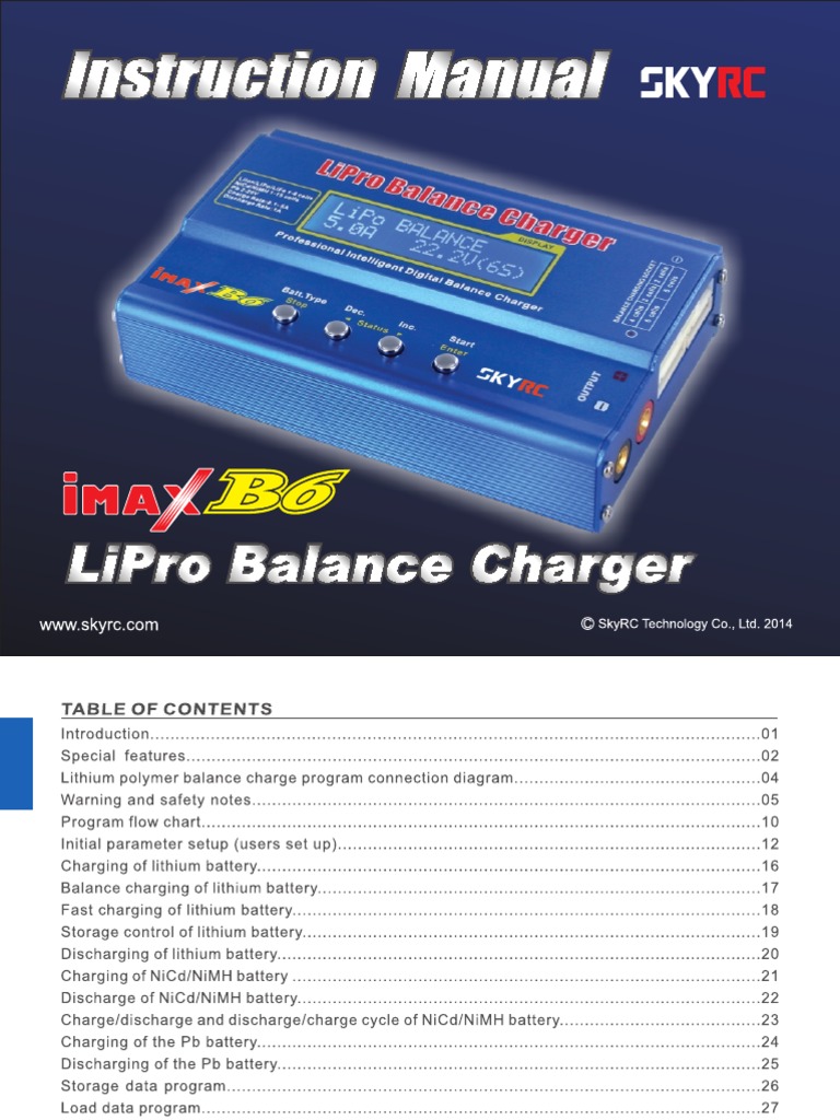Imax b6 Manual