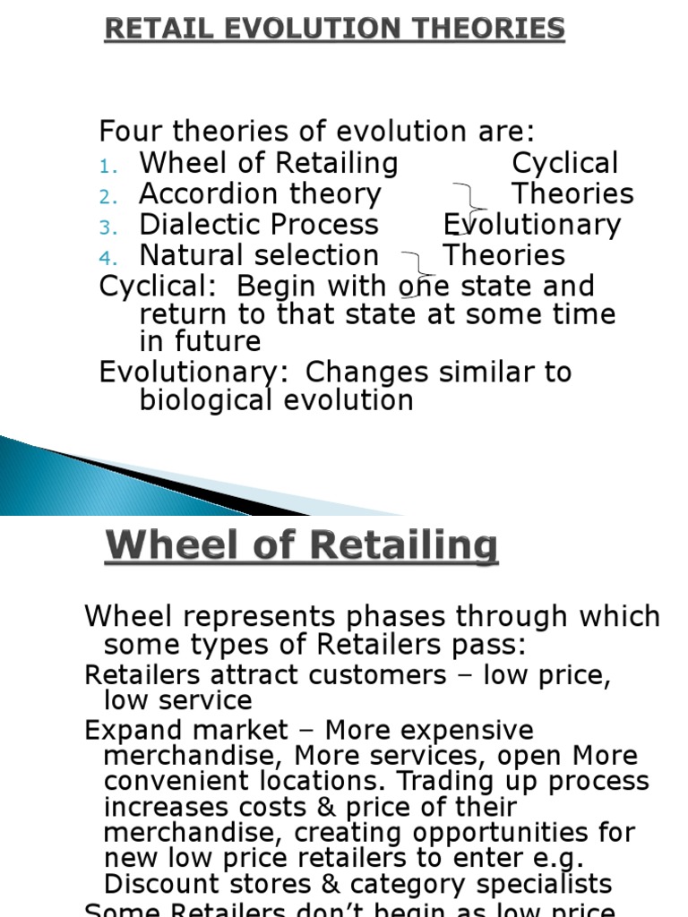 Wheel of Retailing and Accordian Theory | PDF | Retail | Market (Economics)