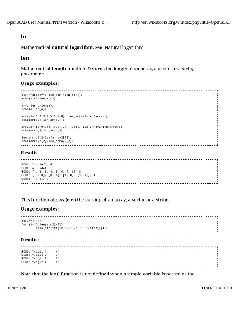 Openscad Manual 3 | PDF | Vertex (Geometry) | Parameter (Computer Programming)