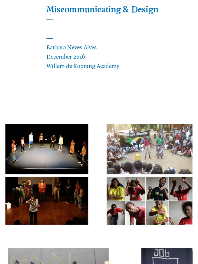 Navigating Miscommunication: Rethinking Communication Design Through ...