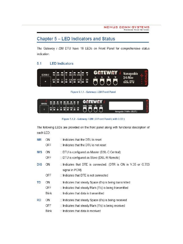 NOMUS Modem Details | PDF