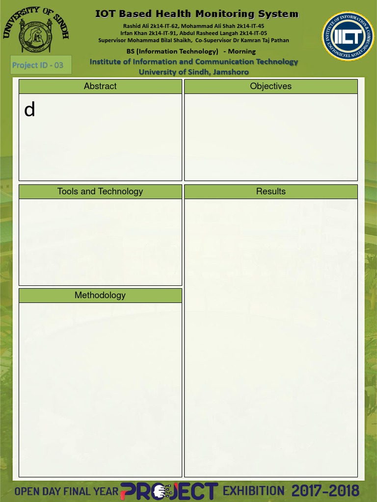 IT FYP Poster Template 2017 Blank | PDF