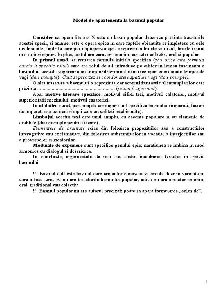 Apartenenta La Basmul Popular | PDF