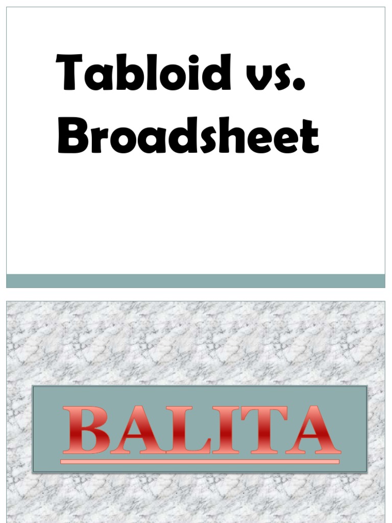 Balita Final PPT 120124085658 Phpapp02 | PDF