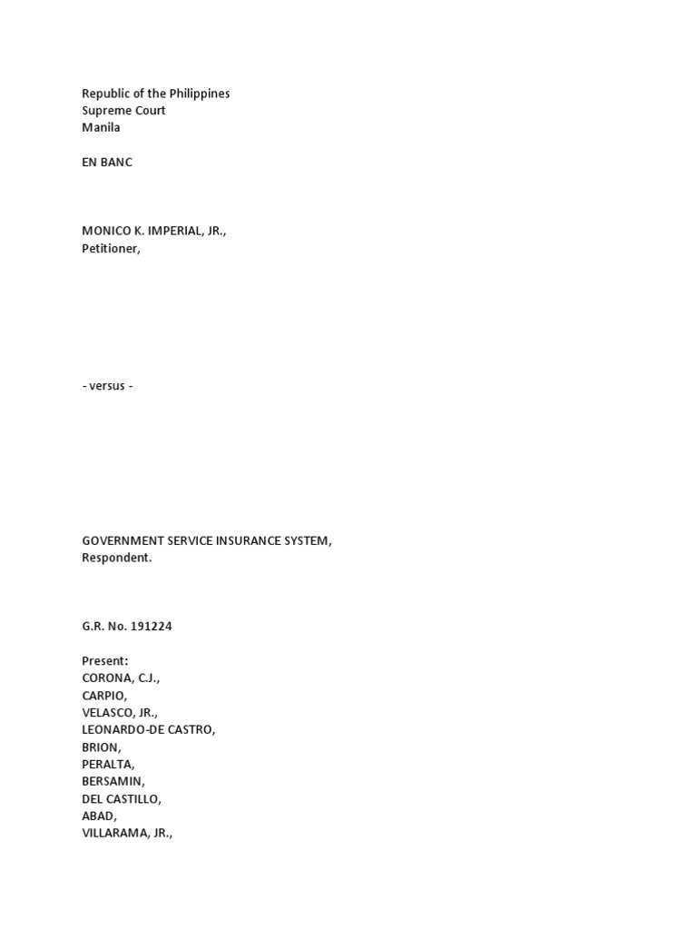 Supreme Court rules misconduct not grave, modifies penalty in GSIS case ...