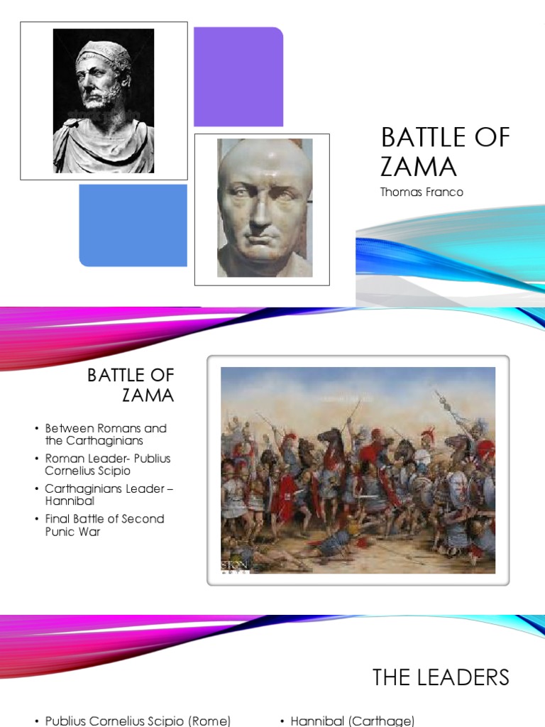 Battle of Zama | PDF | Scipio Africanus | Punic Wars