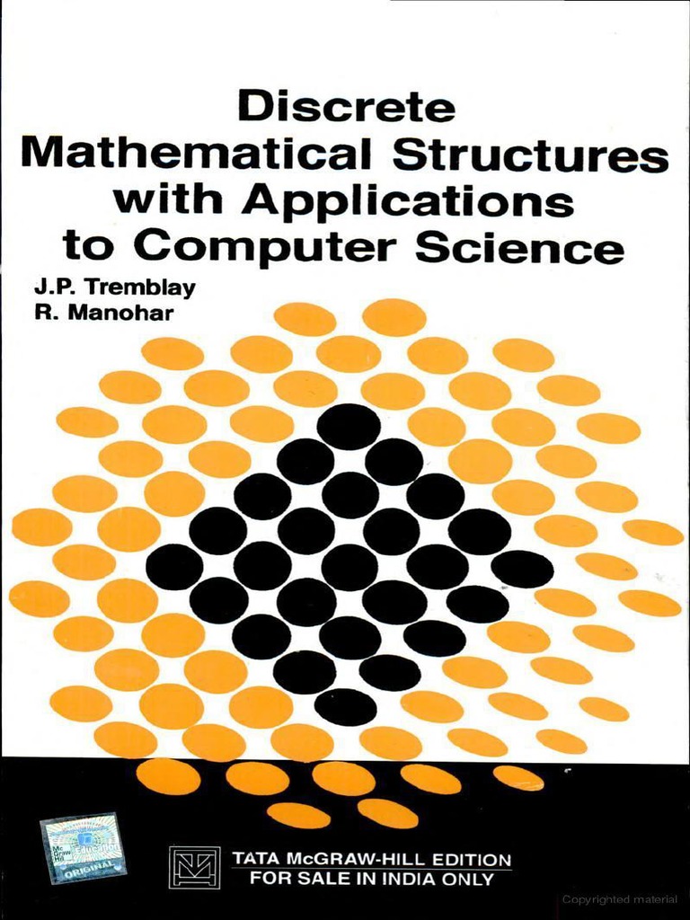 Discrete Mathematical Structures With Applications To Computer Science By J P Tremblay R