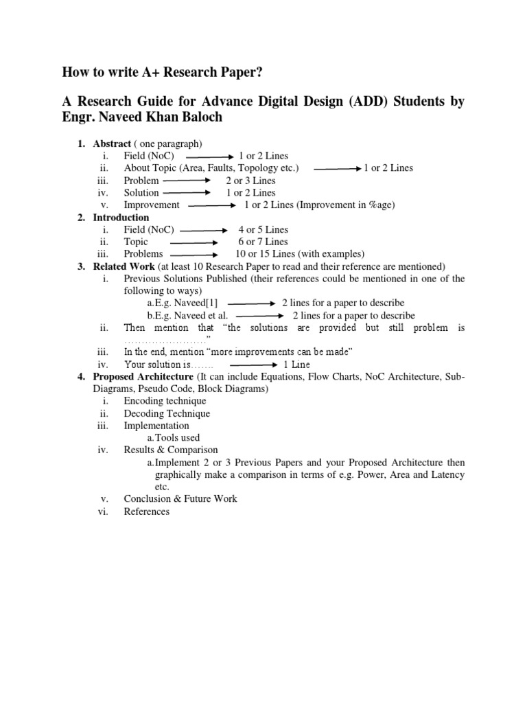 How To Write A+ Research Paper? A Research Guide For Advance Digital ...