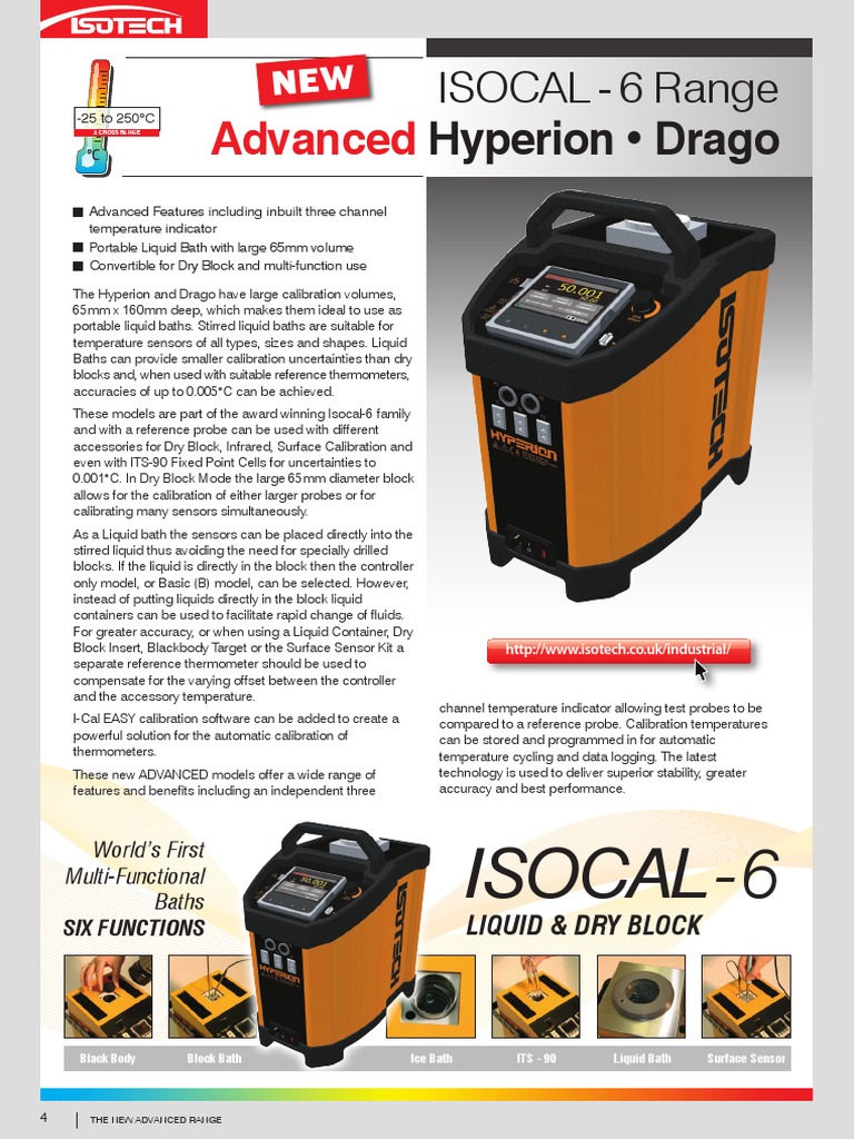 The New Advanced ISOCAL-6 Range: World's First Multi-Functional Baths ...