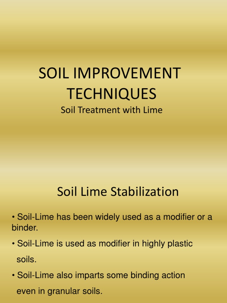 Soil Improvement Techniques Lecture No. 06 | PDF | Fly Ash | Soil