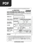 Guía Pago Fácil Nuevo RUS - F 1611 | PDF | Economias