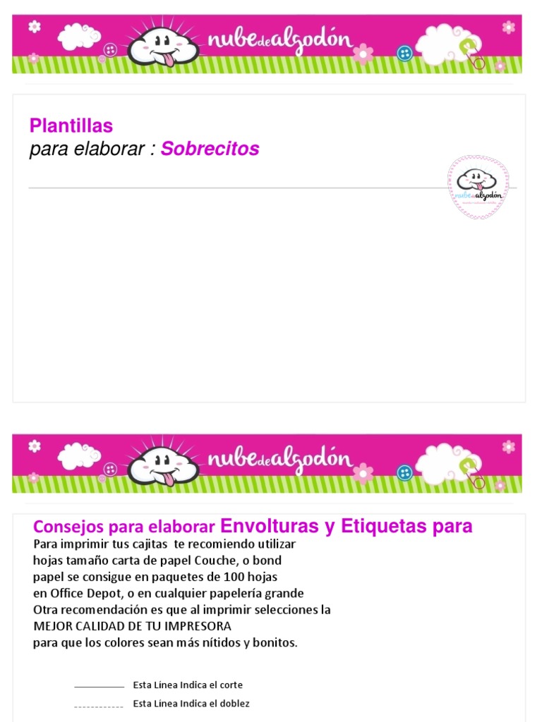 60 Moldes y PLANTILLAS para Elaborar Sobres | PDF | Crecimiento ...