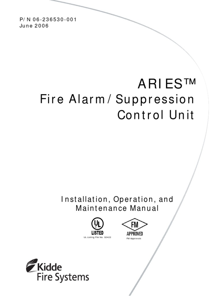ARIES Detectores de Incendio Installation - Operation - Manual PDF ...