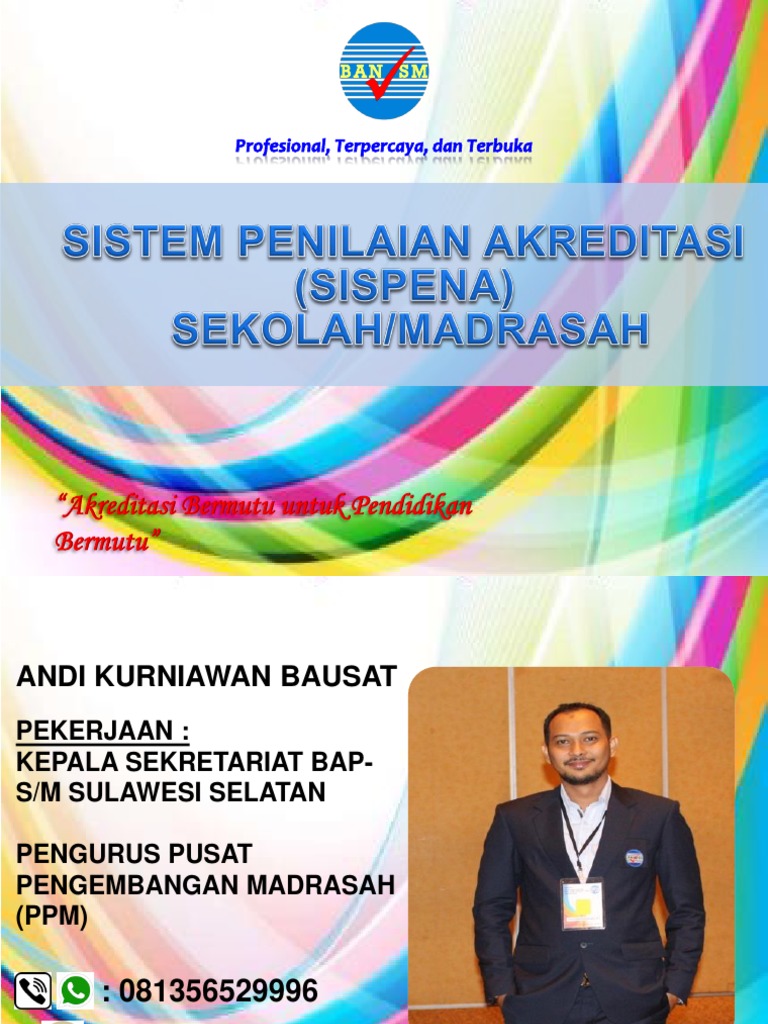 Aplikasi SisPenA S/M untuk Akreditasi Sekolah | PDF