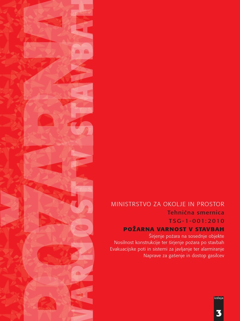 TSG 1 001 2010 Pozarna Varnost | PDF