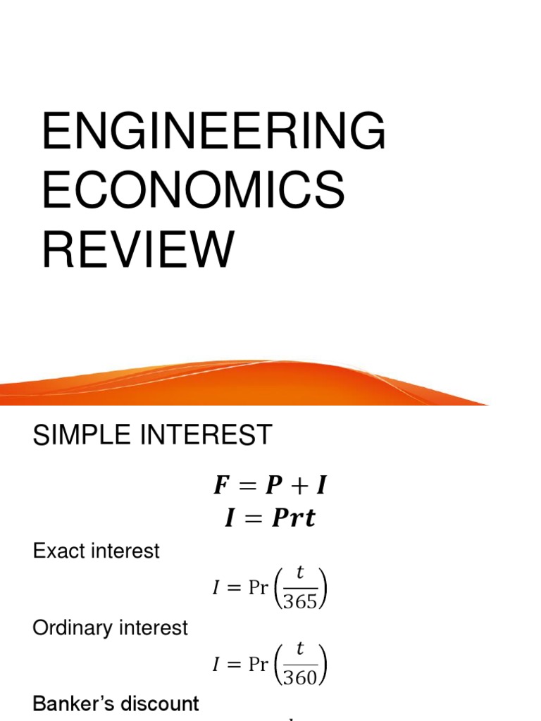 Engineering Economics Review | PDF | Liability (Financial Accounting ...