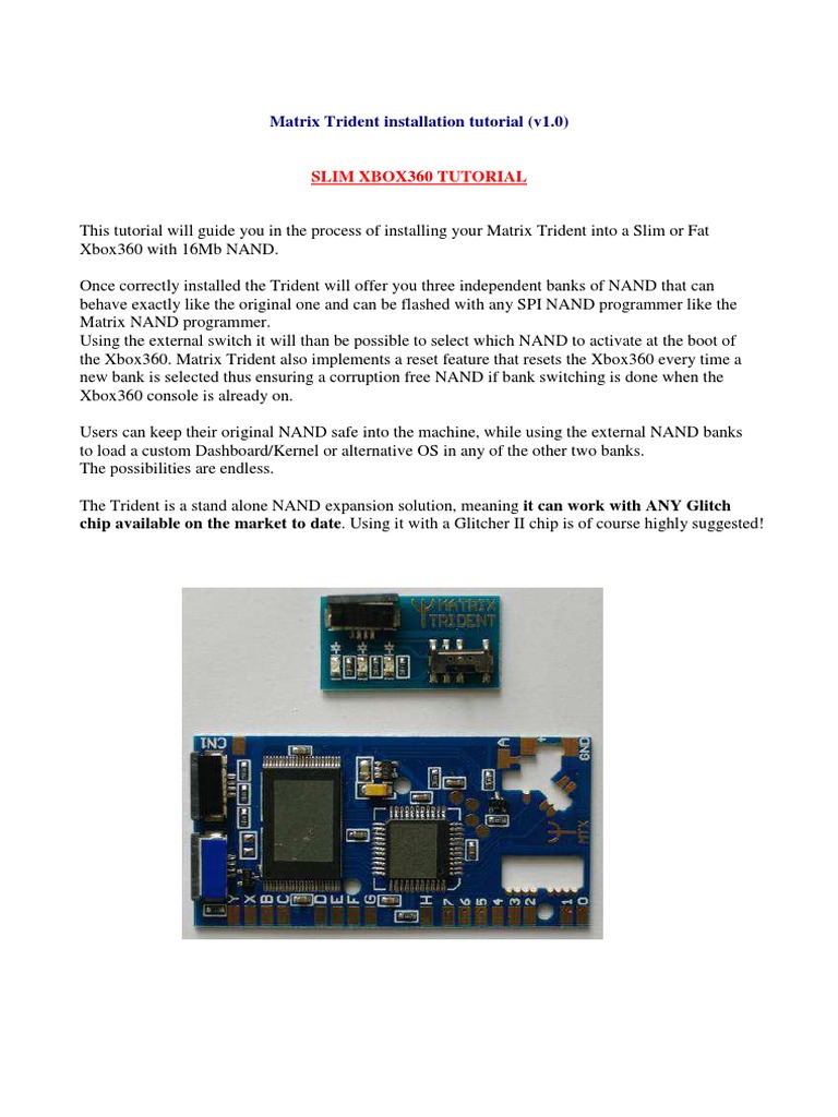 Matrix Trident HW Installation Tutorial v1.0 | PDF | Flash Memory ...