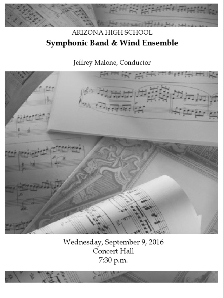 Sample Program | PDF | Composers | Musical Compositions