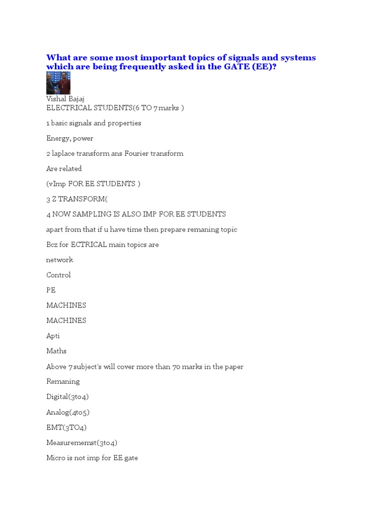 Signals Gate Importance | PDF