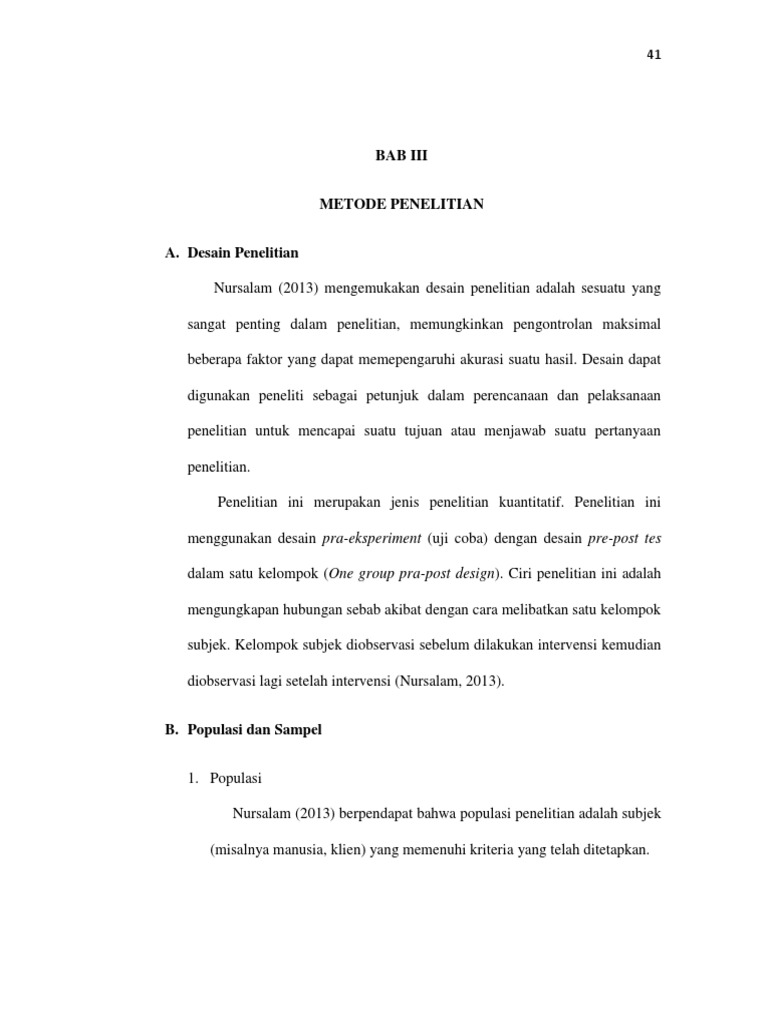 Bab 3 Nursalam | PDF