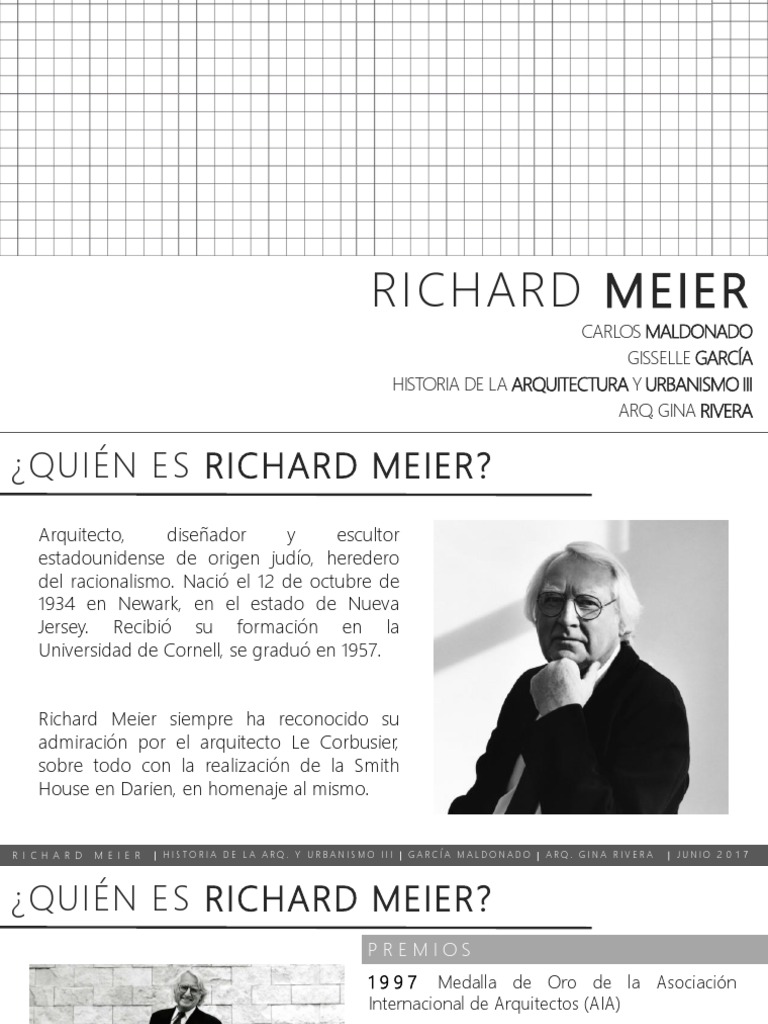 Richard Meier | PDF | Medios de arte | Biblioteca y museo