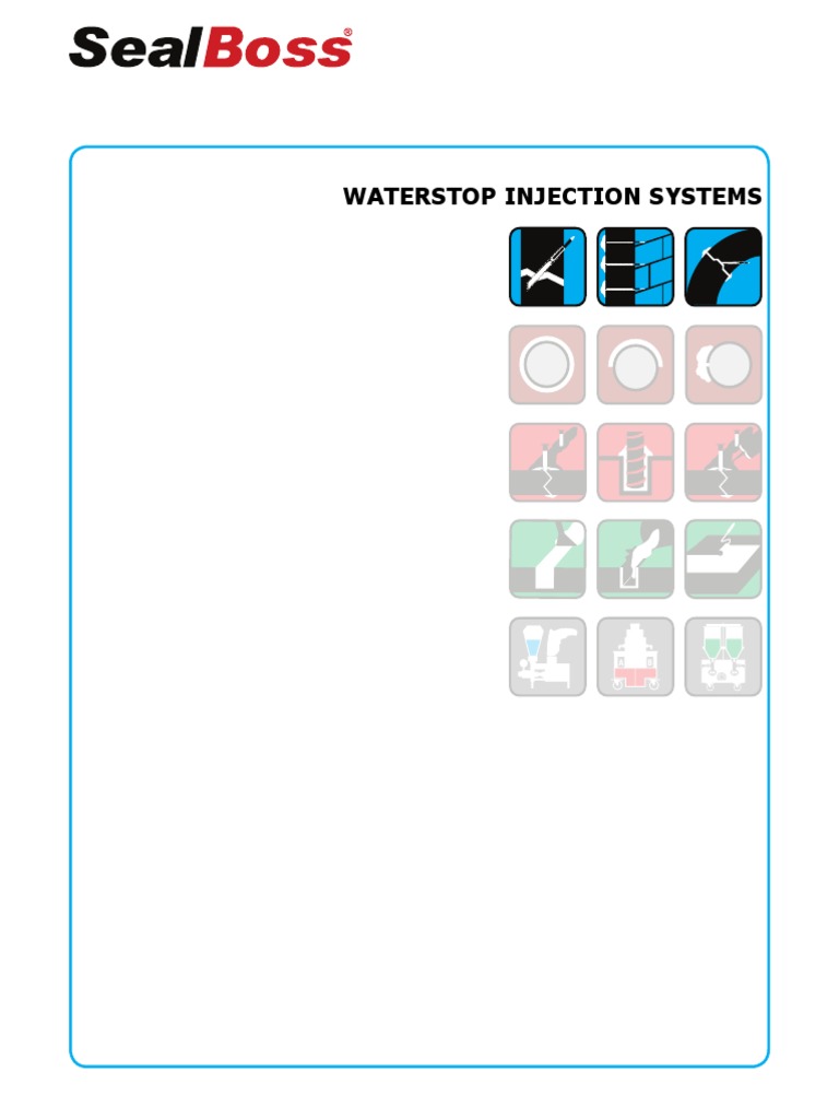 Sealboss Polyurethane Injection Technique | PDF | Pump | Drill