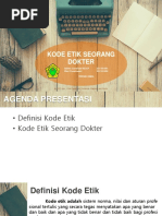 Kode Etik Kedokteran Indonesia - MKEK IDI | PDF