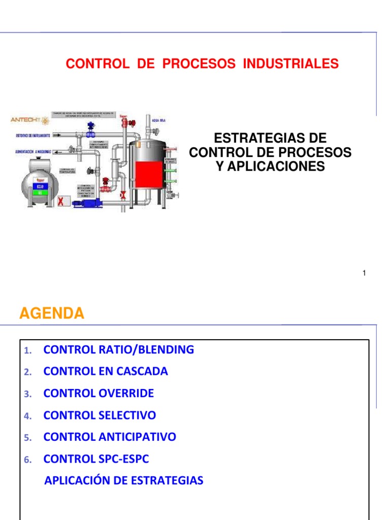Estrategias de Control en Procesos Industriales | PDF | Calor | Energía ...