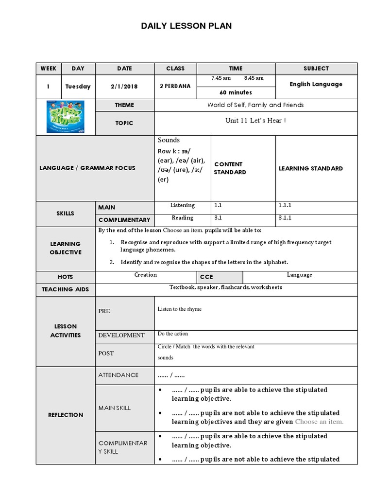 Phonics Lesson Plans for Year 2 | PDF | Phonics | Lesson Plan