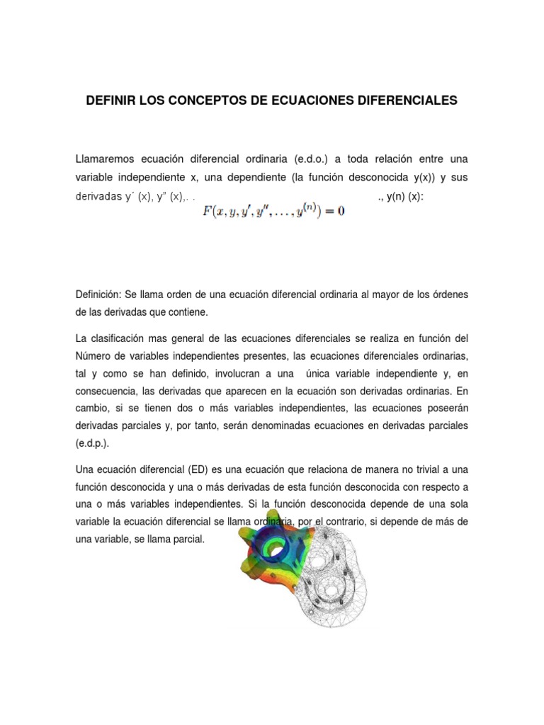 Ecuaciones | PDF | Derivado | Ecuaciones diferenciales