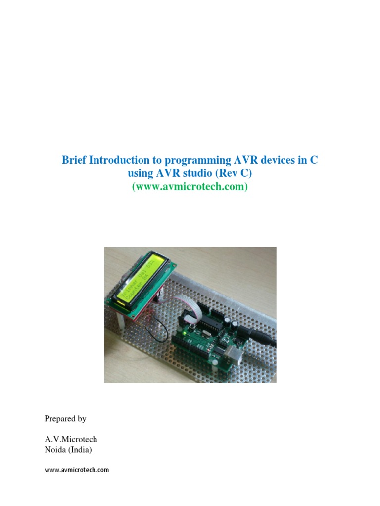 AVRStudio C Programming With Arduino RevC PDF | PDF | Arduino | Digital Electronics