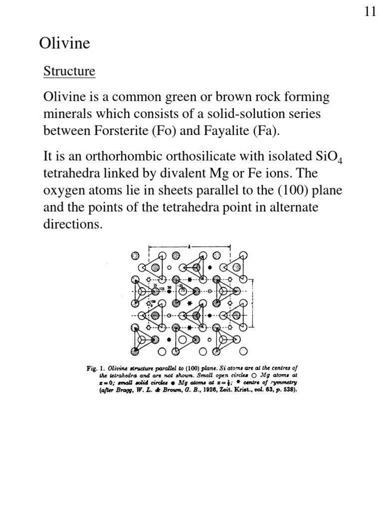 Olivine Structure