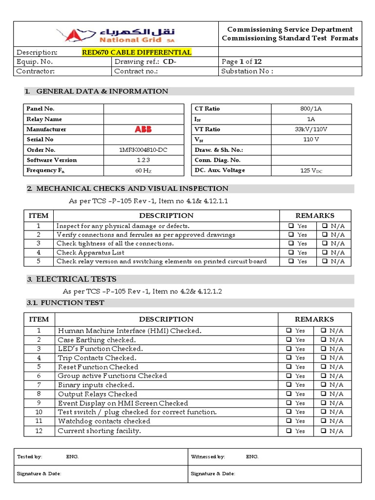 Line Differential Red670 | Mains Electricity | Relay