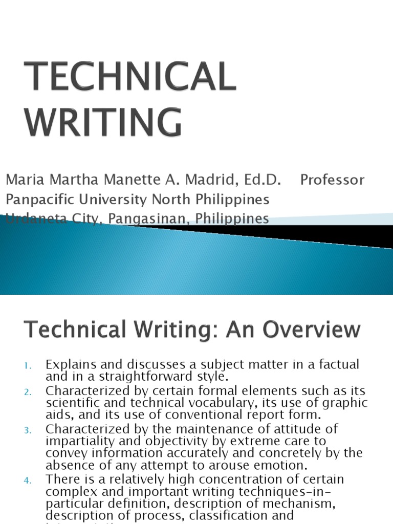 Technical Writing ORIGINAL | PDF | Feasibility Study | Definition