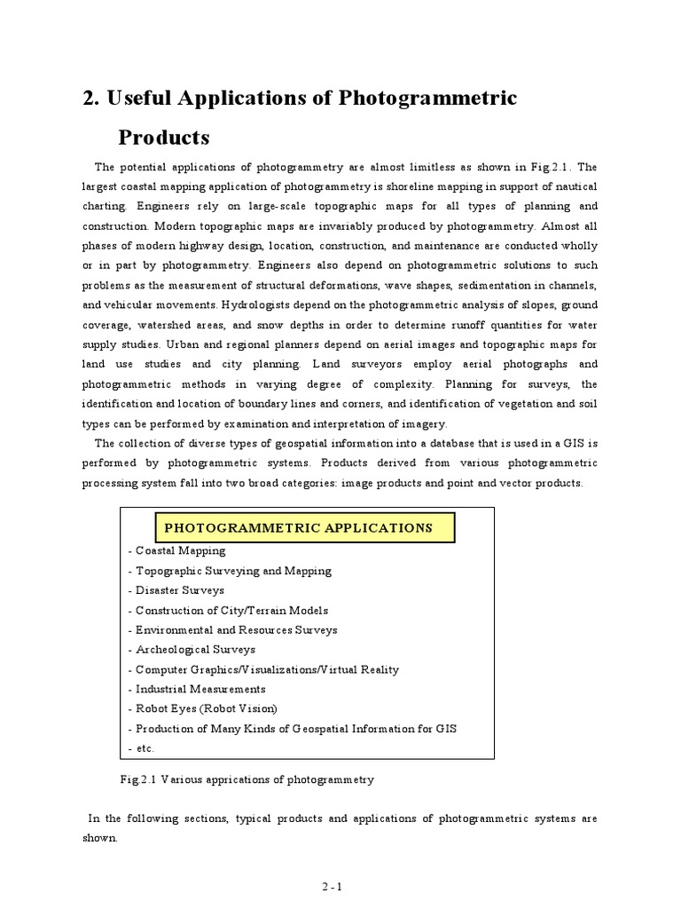 34_0824③ PHOTOGRAMMETRY Photog | PDF | Topography | Geographic ...