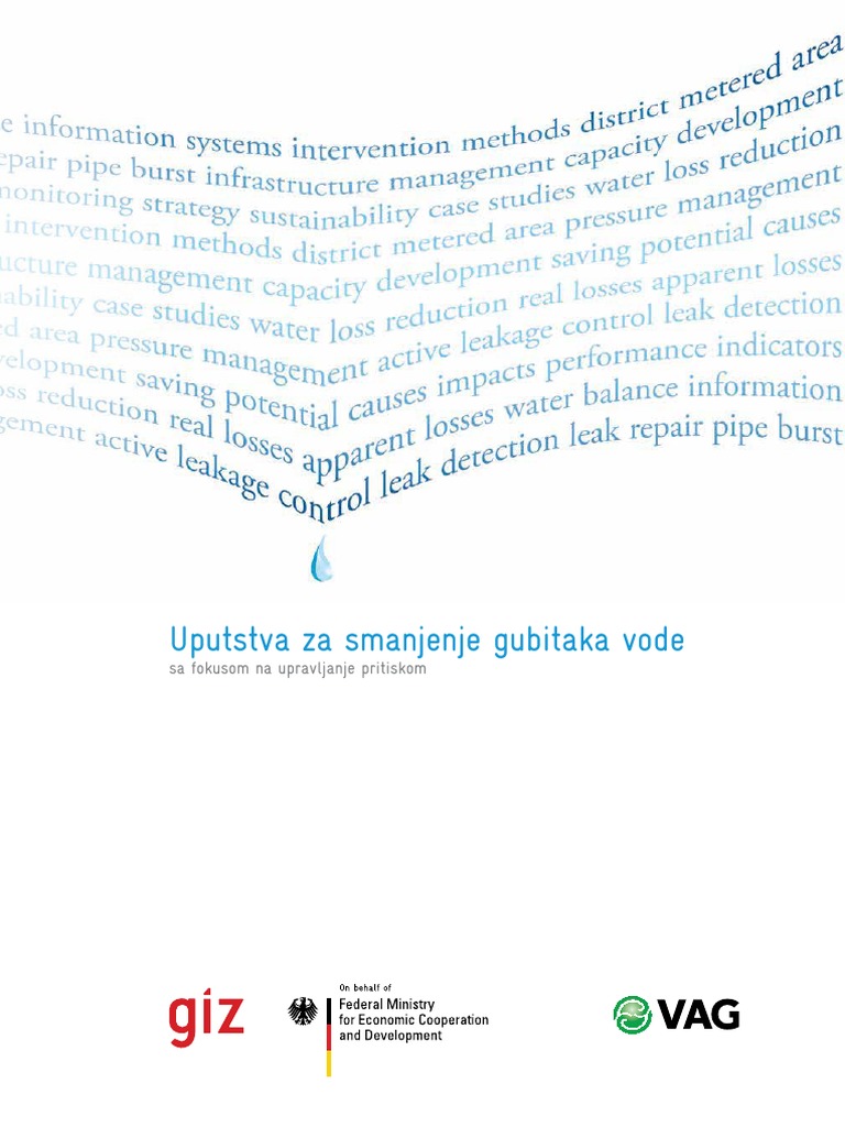 Upustva Za Smanjenje Gubitaka Vode PDF | PDF