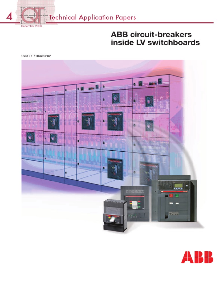 (ABB) CB inside LV switchboards.pdf | Electrical Conductor ...